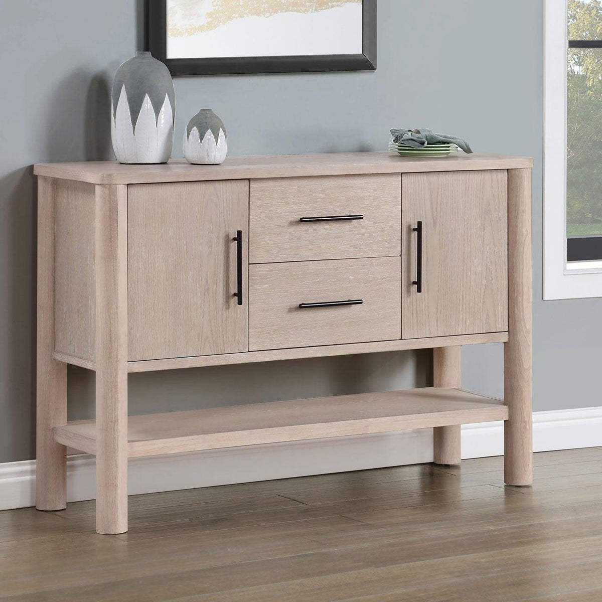 Gabby Beige 4-Drawers Console - Eve Furniture