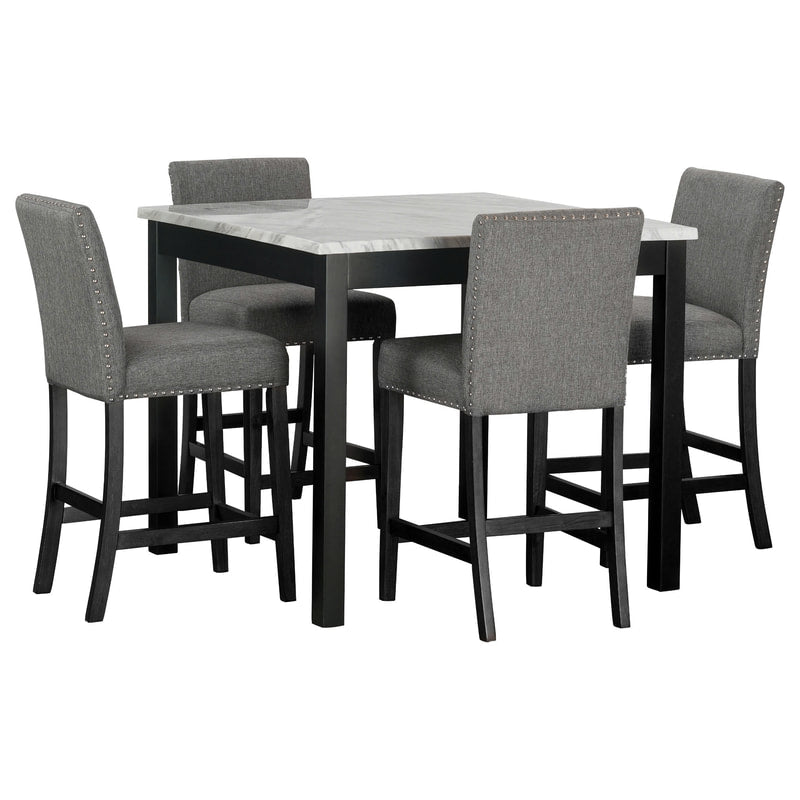 Dior Pub 5-Piece Dining Room Set - Eve Furniture