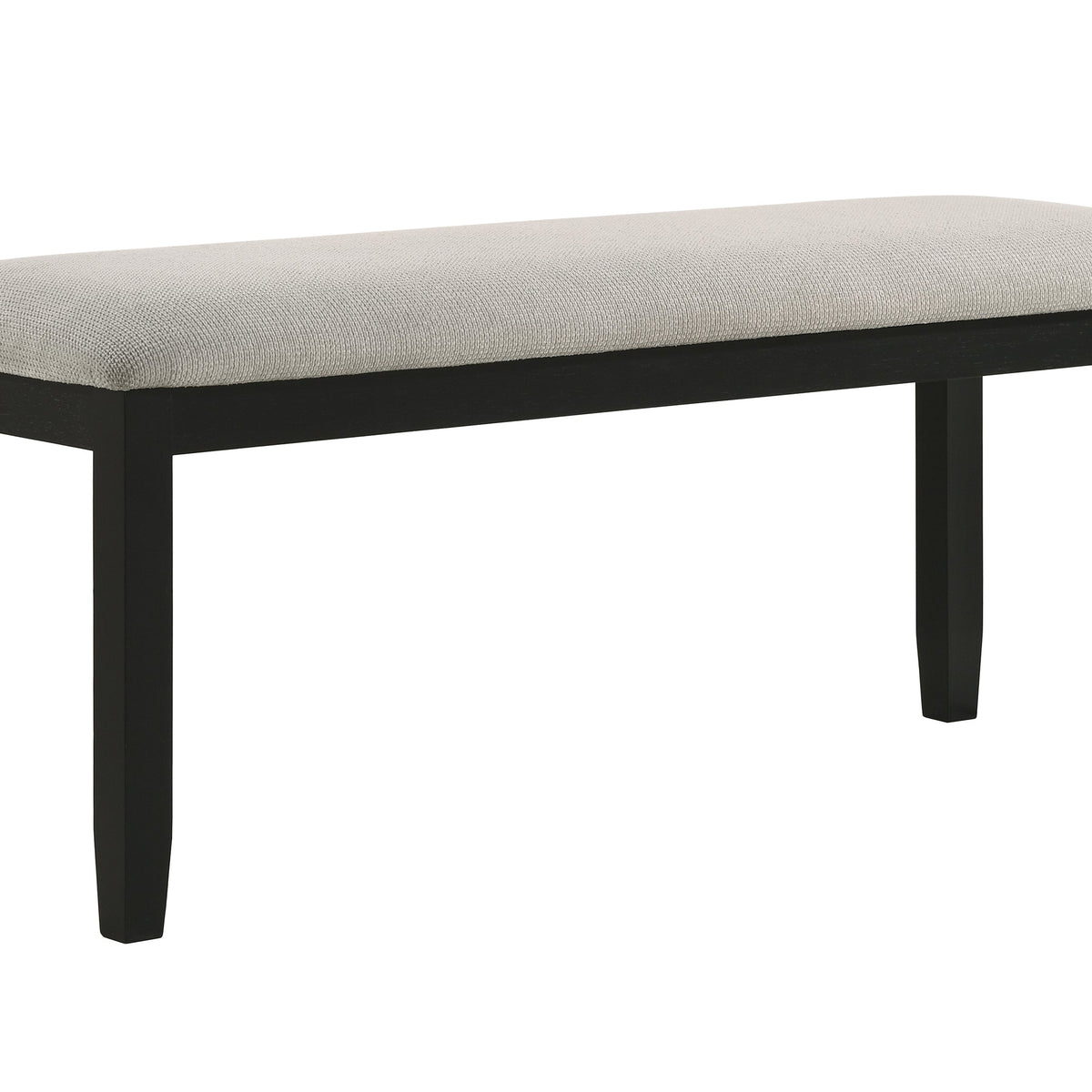 Folio Black/Neutral Dining Bench - Eve Furniture