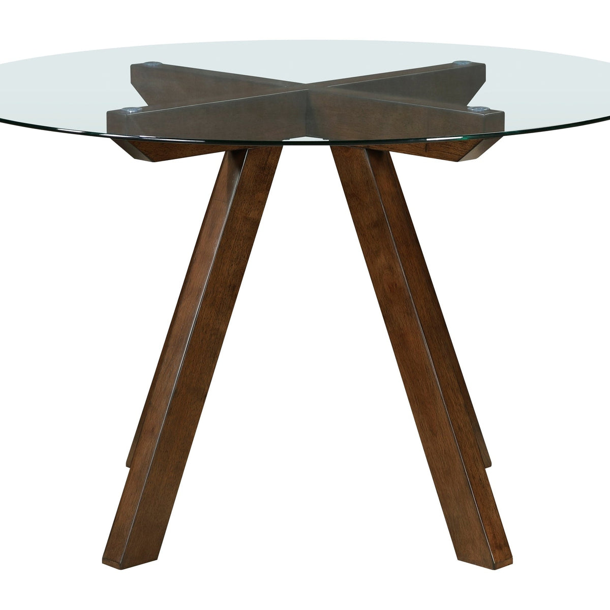 Aiden Tempered Glass Brown Dining Table – Eve Furniture