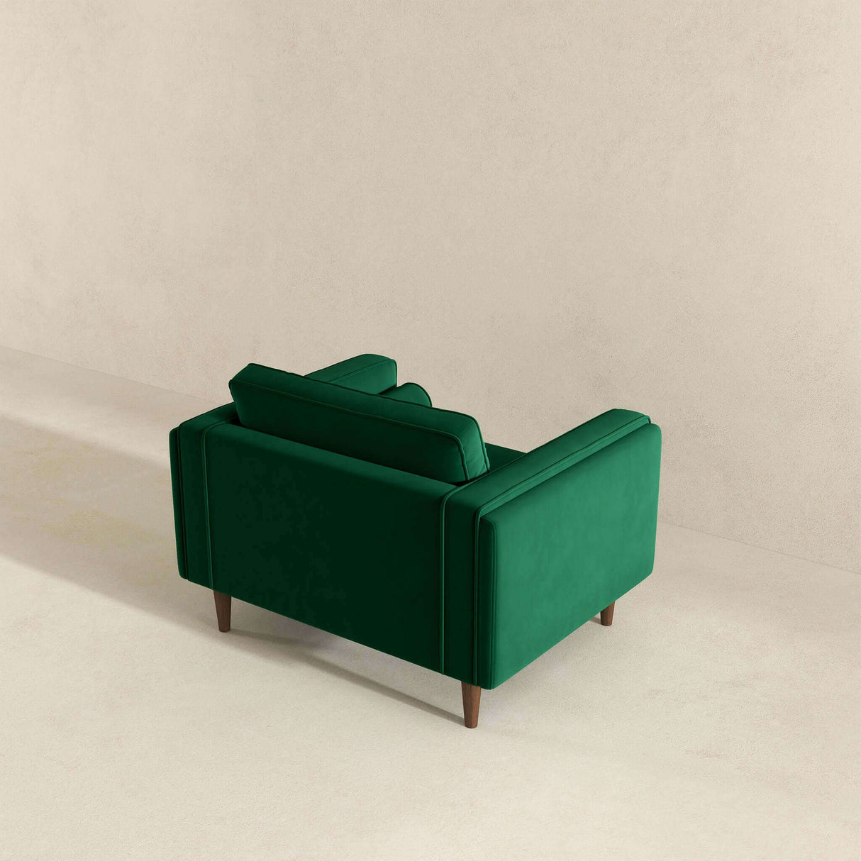 Amber Dark Green Velvet Lounge Chair – Eve Furniture