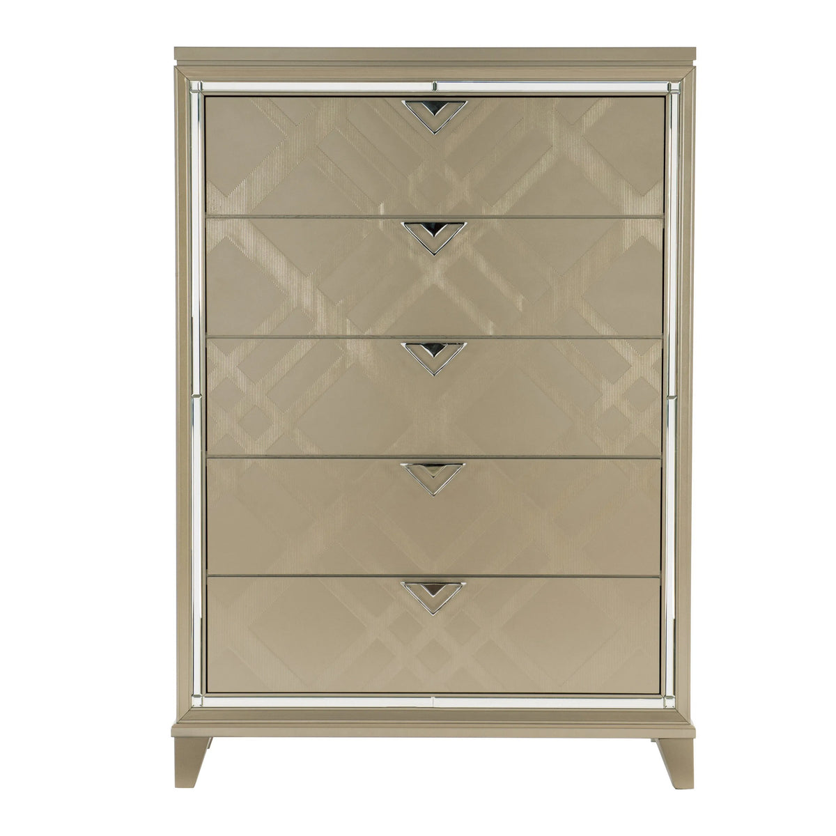 Bijou Champagne Chest – Eve Furniture