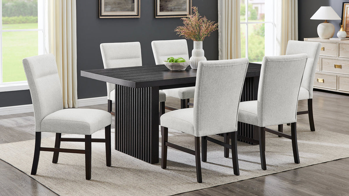 Carson Grey Dining Room Set – Eve Furniture