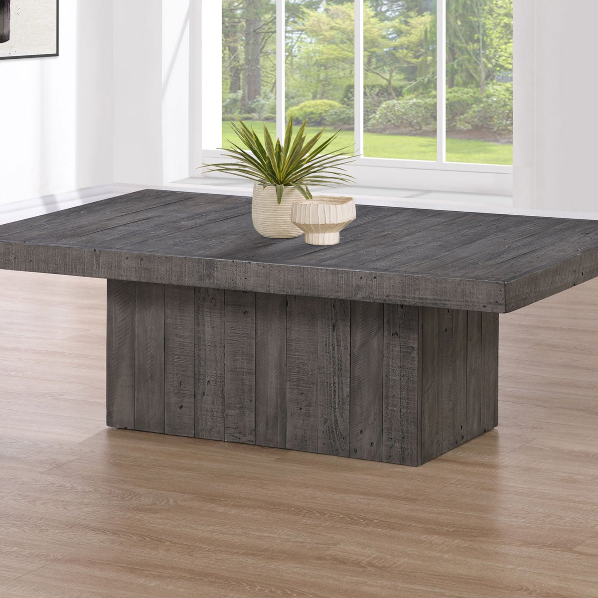 Colson 55″ Reclaimed Solid Pine Coffee Table - Eve Furniture
