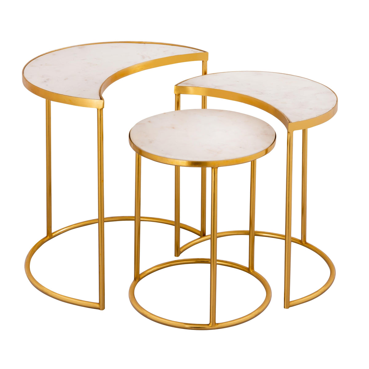 Crescent Nesting Tables By Inspire Me! Home Decor - Eve Furniture