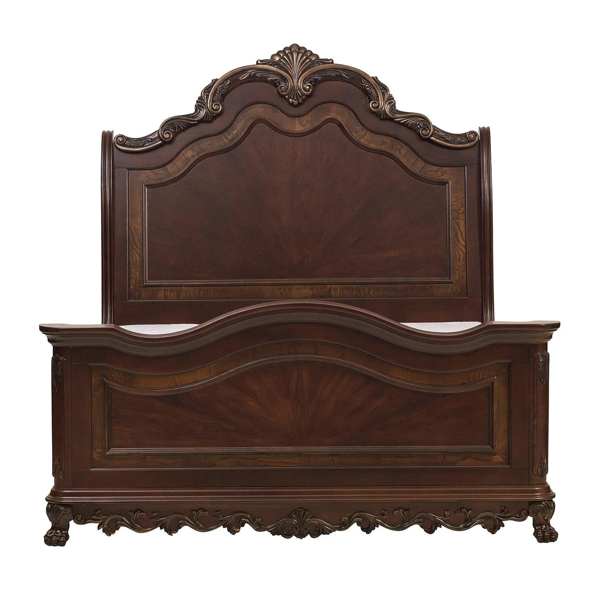 Deryn Park Cherry Queen Sleigh Bed – Eve Furniture
