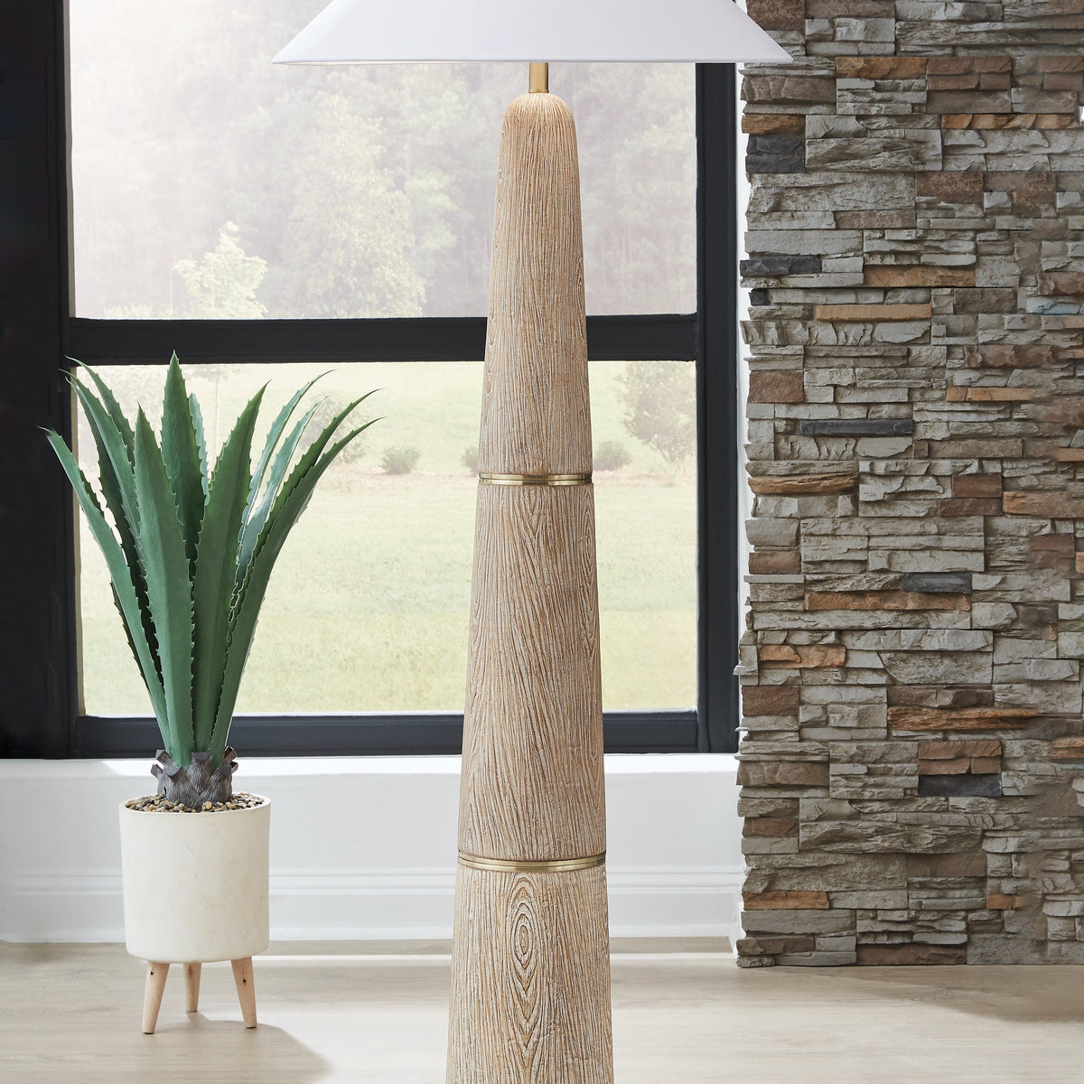 Gasparleigh Brown/Gold Finish Table Lamp – Eve Furniture