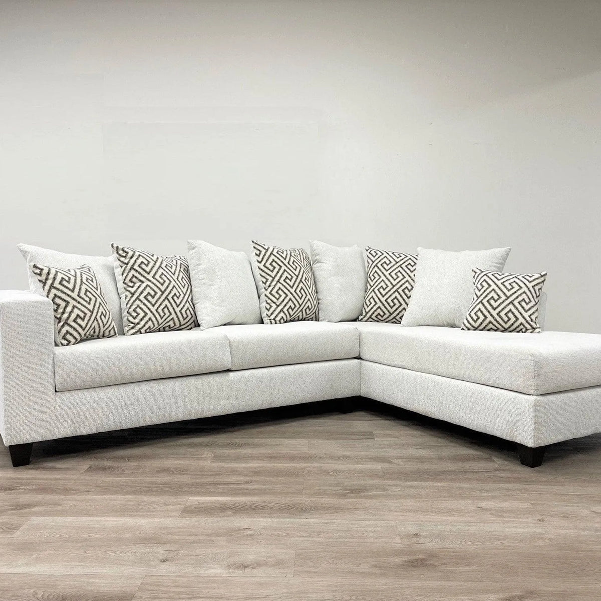 Monroe Stone Right Arm Facing (RAF) Sectional - Eve Furniture