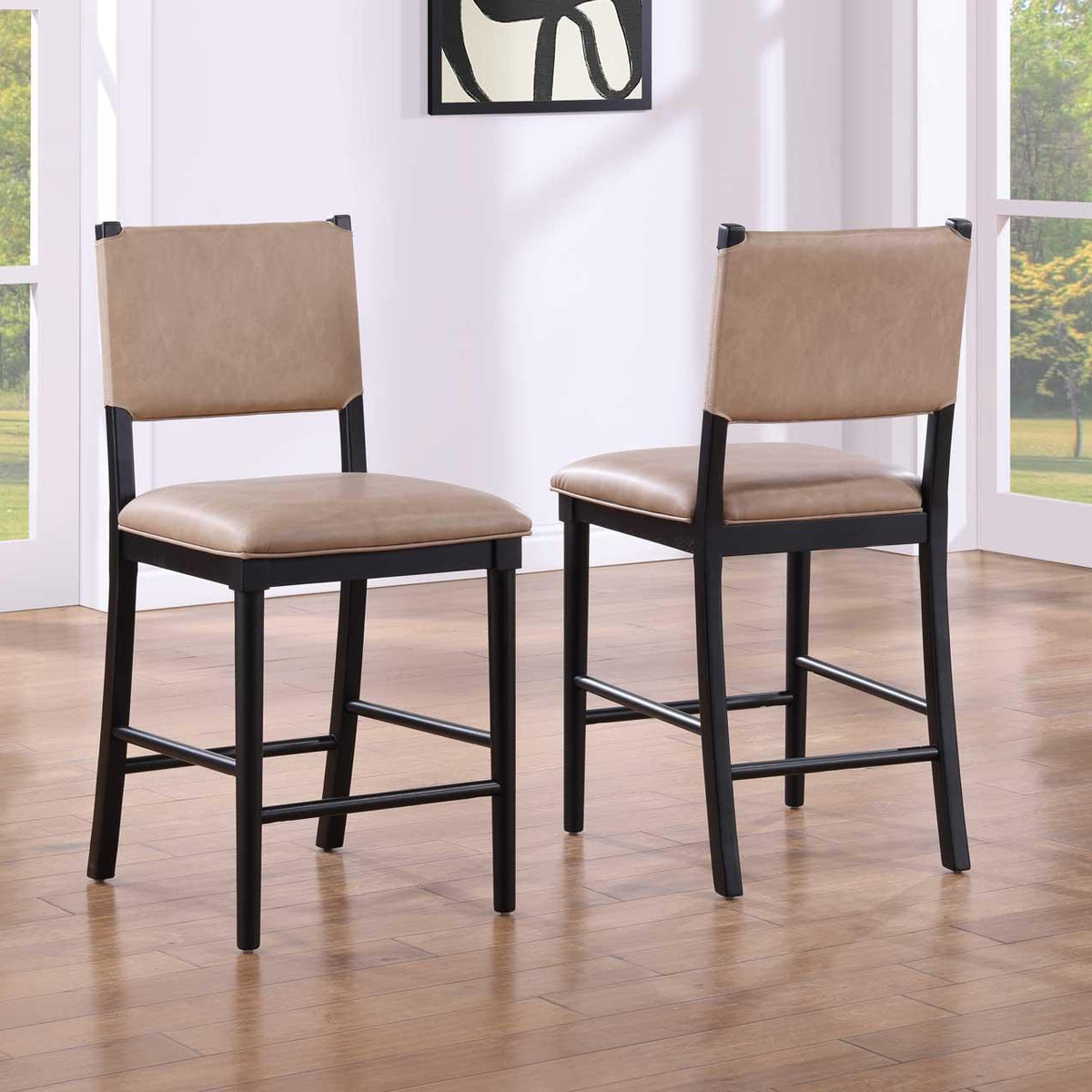 Oslo 24-inch Counter Stool, Midnight - Eve Furniture