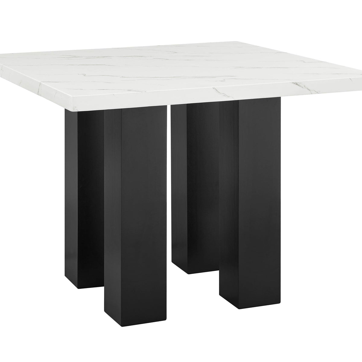 Parkside Black/White Counter Height Dining Table - Eve Furniture