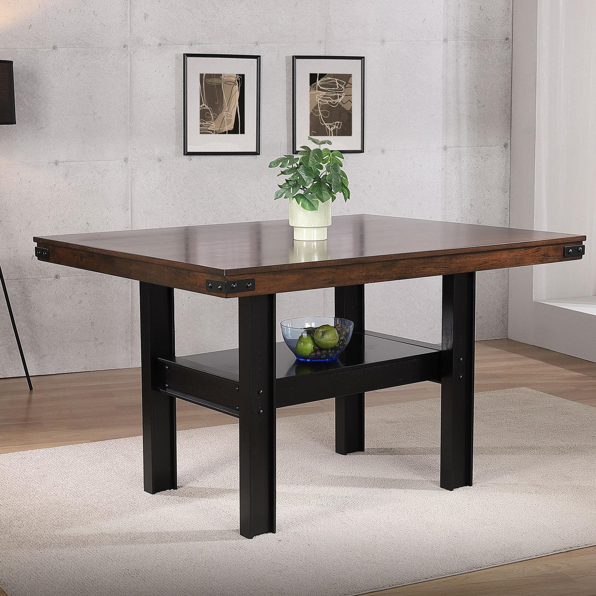 Patterson Mango Oak Rectangular Counter Height Dining Table - Eve Furniture