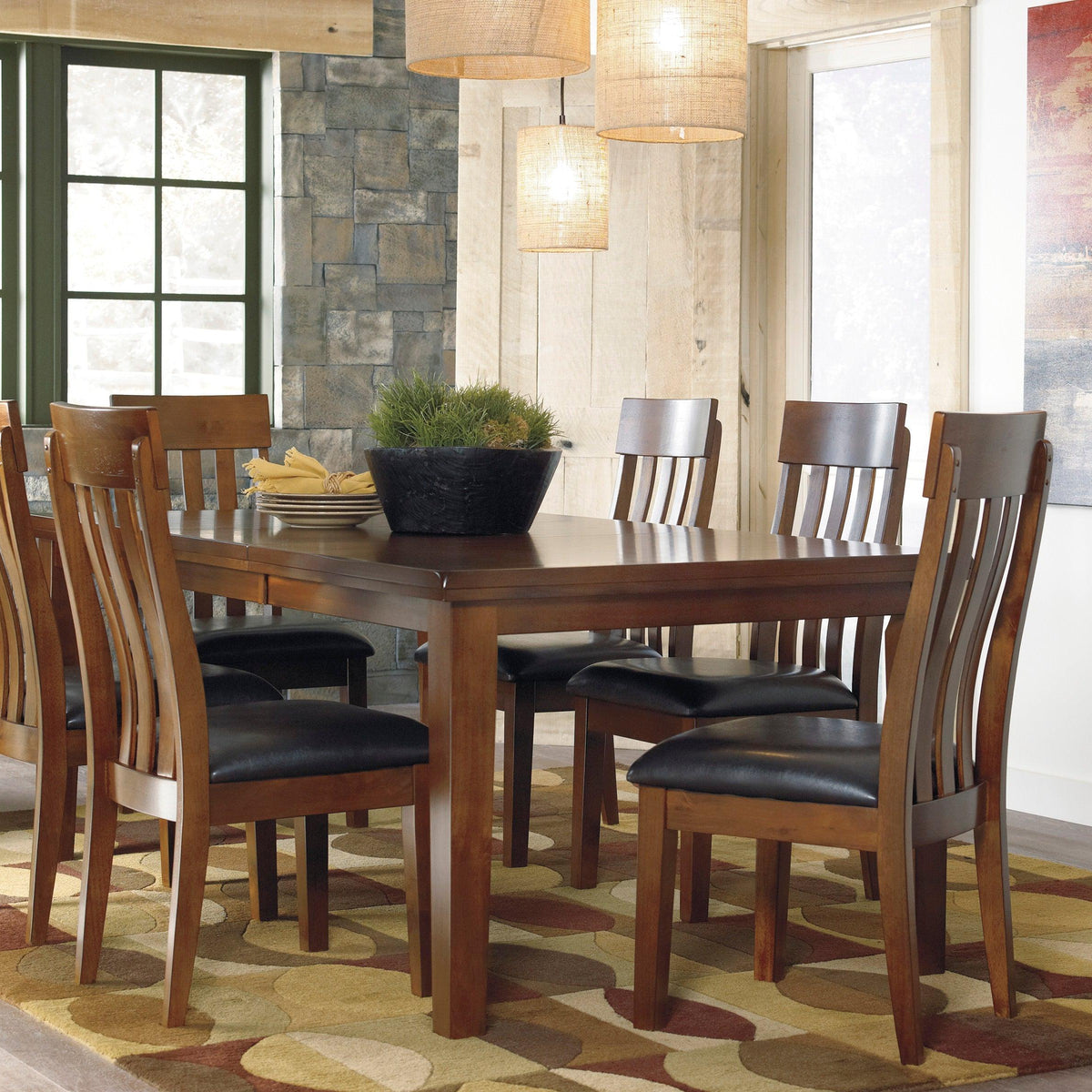 Ralene Medium Brown Extendable Dining Set by Ashley Furniture | Shop at ...