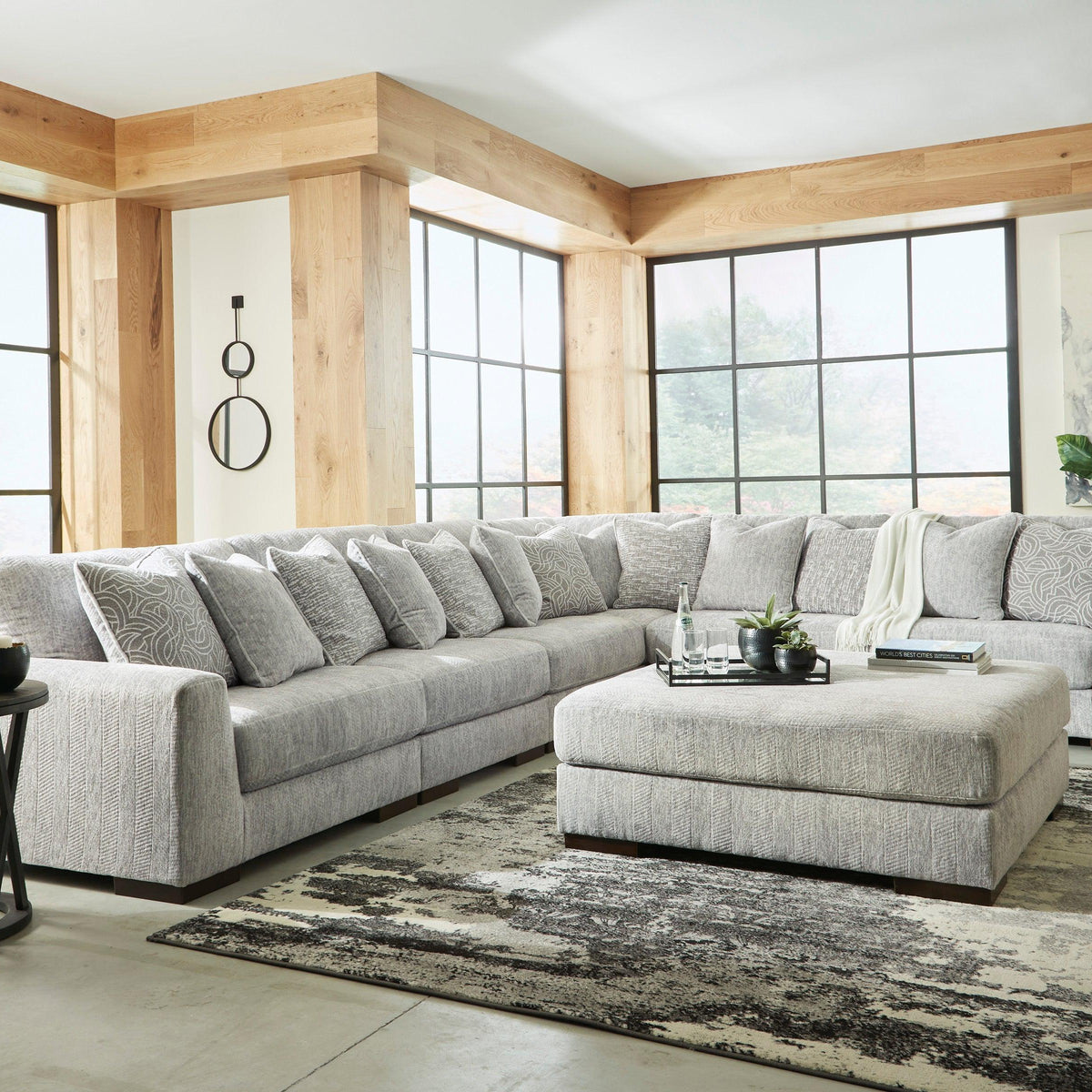 Regent Park Pewter 6-Piece Sectional by Ashley Furniture | Shop at Eve ...
