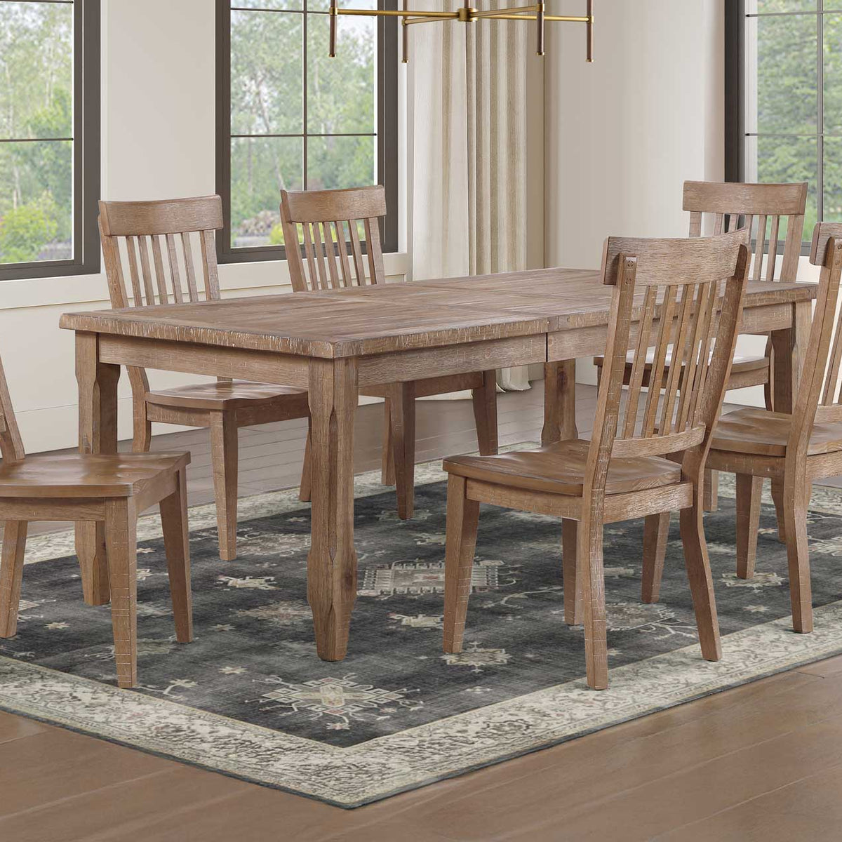 Riverdale Driftwood Dining Room Set - Eve Furniture