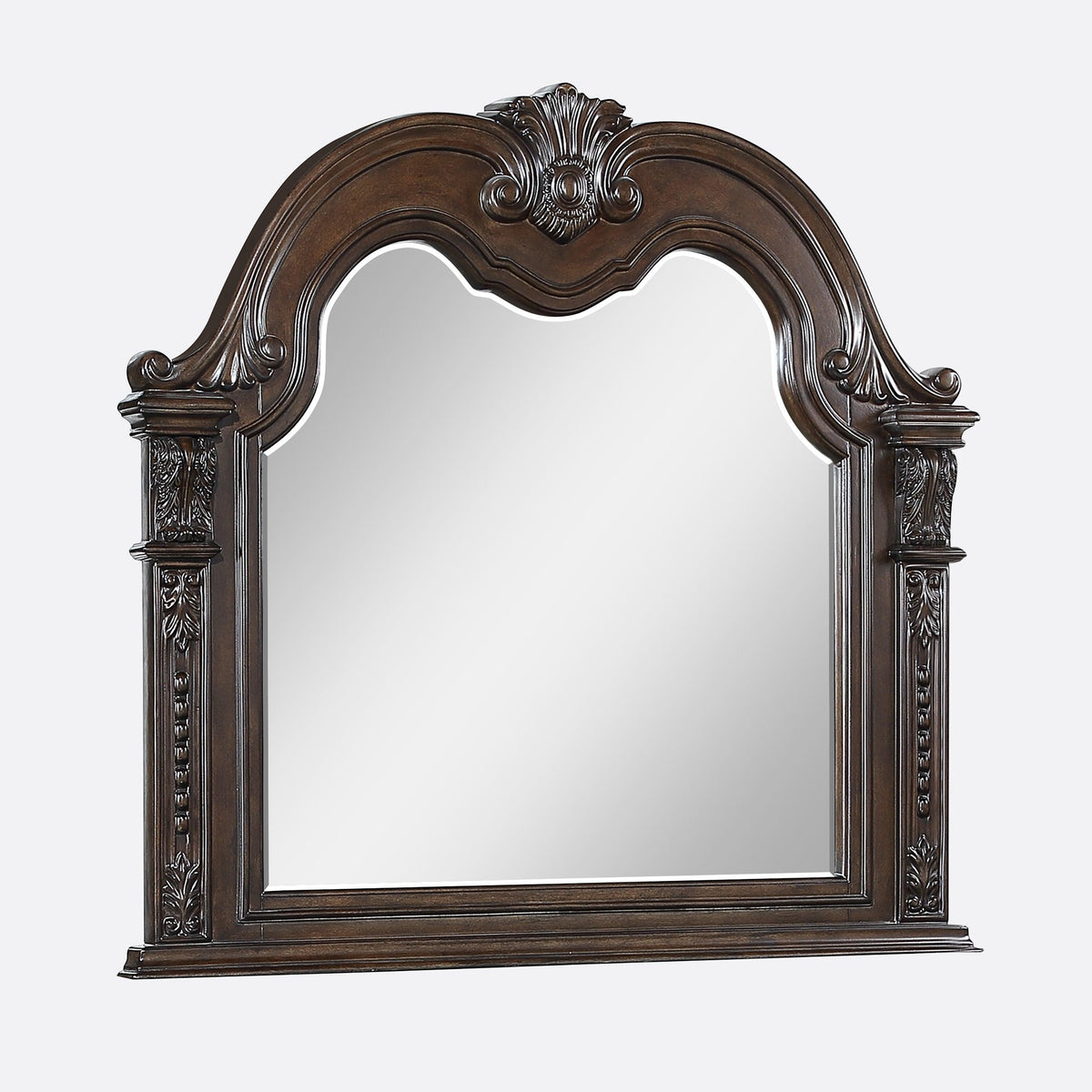 Stanley Coffee Brown Bedroom Mirror (Mirror Only) - Eve Furniture